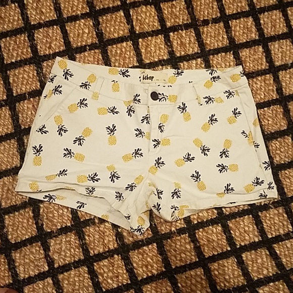 BeBop | Shorts | Bebop Cute Pineapple Shorts Nwot | Poshmark